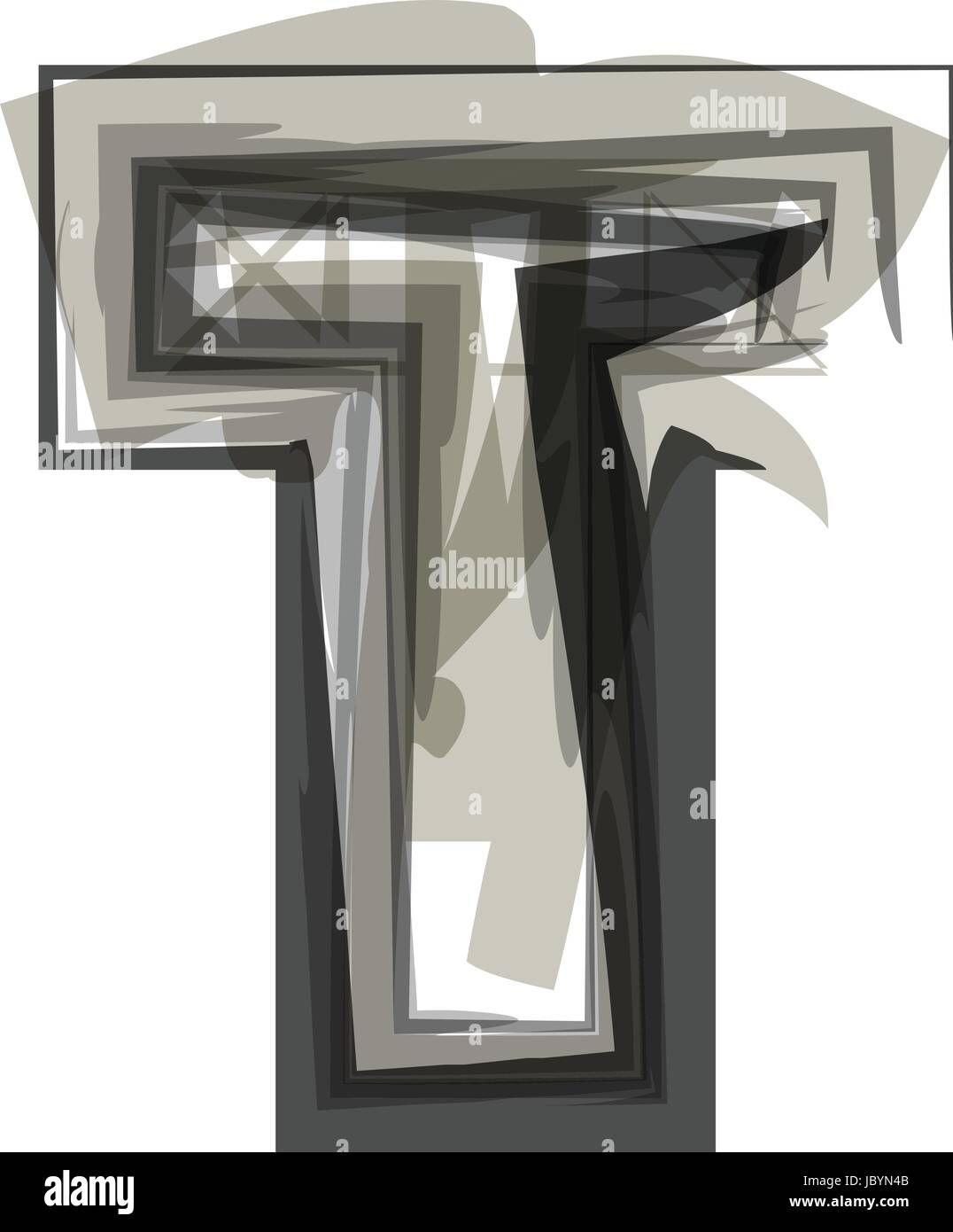 Abstract Letter T illustration Stock Vector Image & Art - Alamy