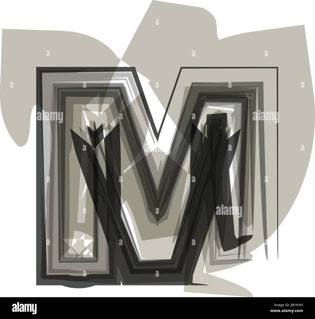 M scratch Stock Vector Images - Alamy