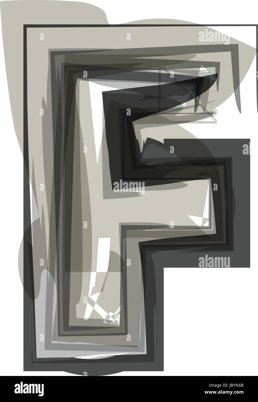 F illustration Stock Vector Images - Alamy