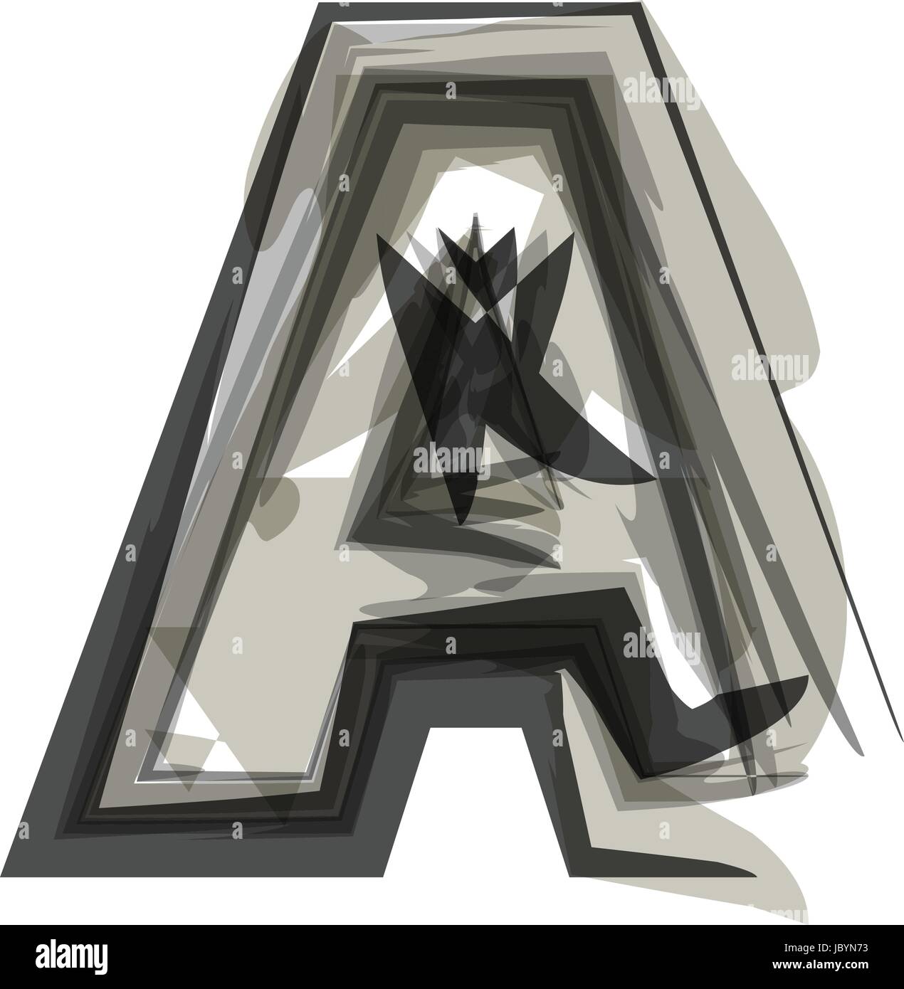 Abstract Letter A illustration Stock Vector Image & Art - Alamy