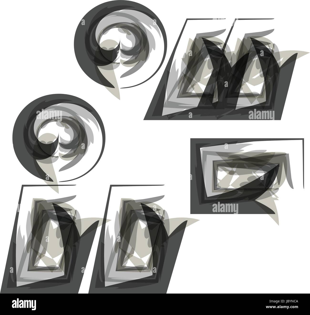 Abstract Symbol illustration Stock Vector Image & Art - Alamy