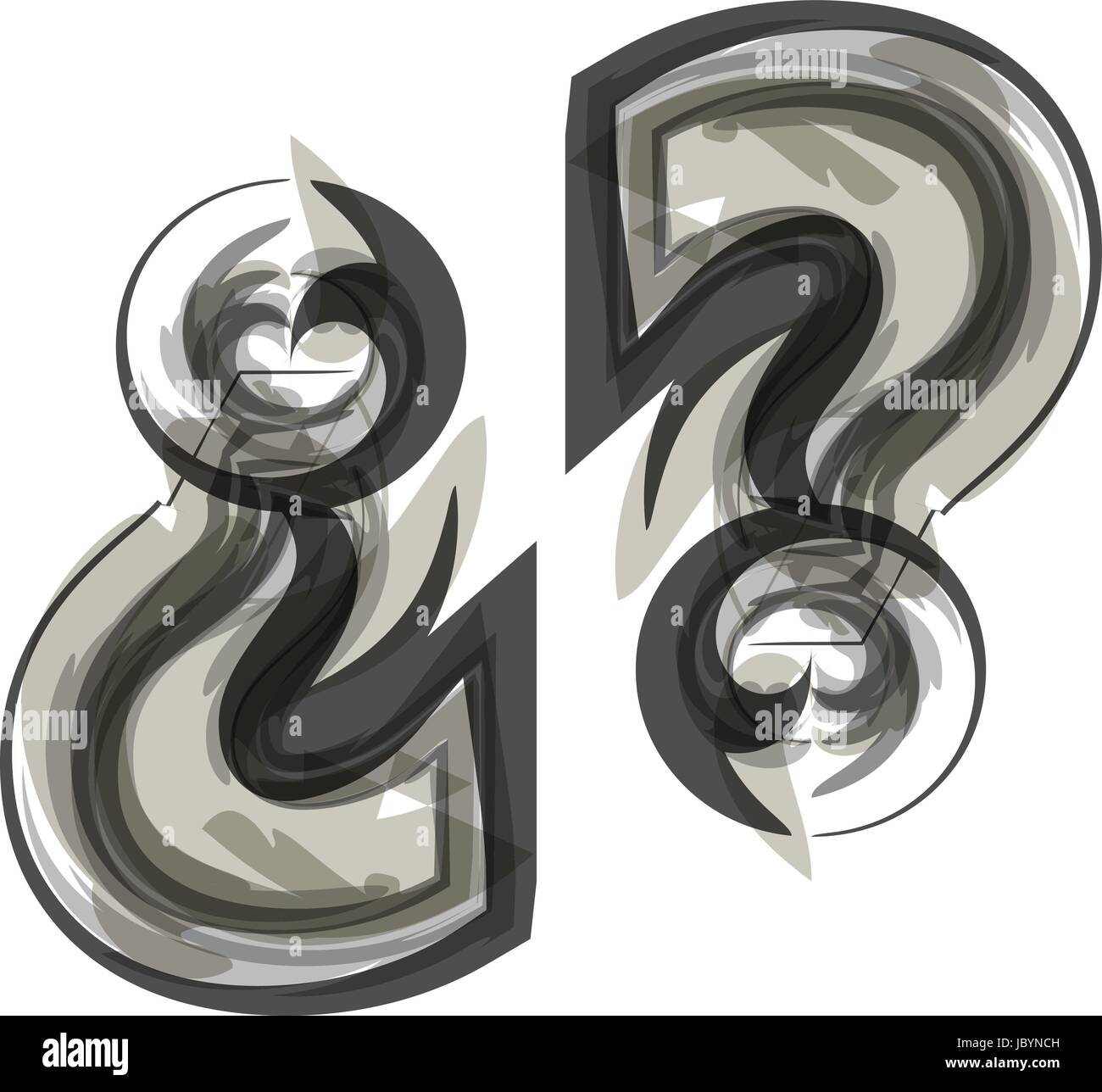 Abstract question mark Symbol illustration Stock Vector Image & Art - Alamy