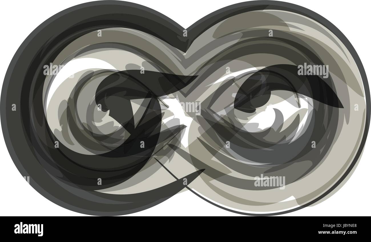 Grunge style infinity symbol Stock Vector Images - Alamy