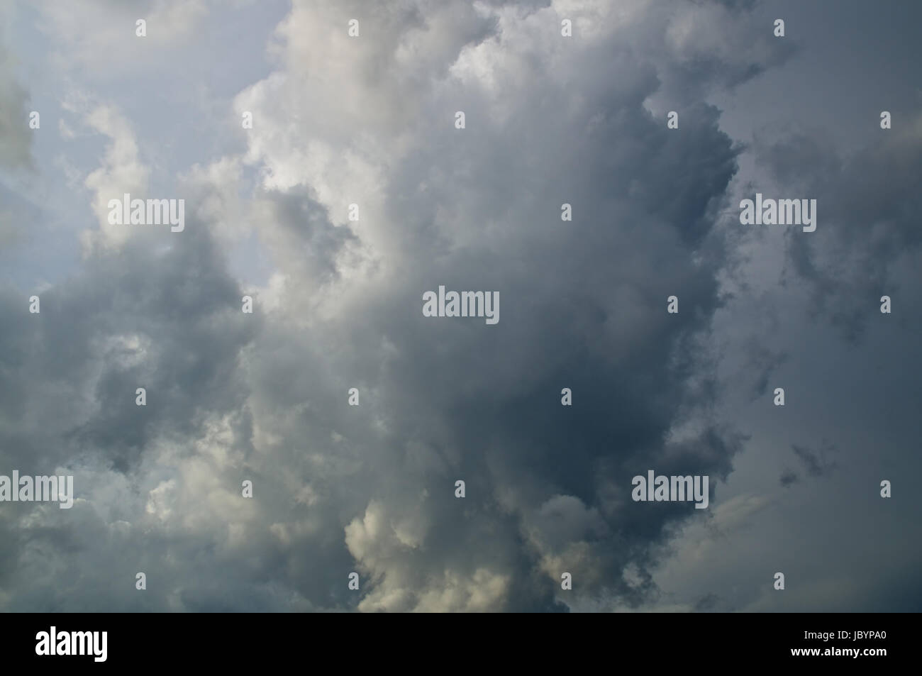 Thick and heavy storm clouds fill the sky in southwest florida Stock ...