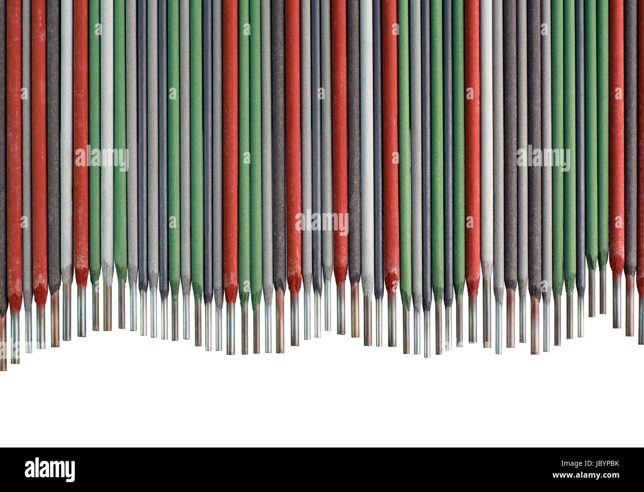 Colorful welding electrode sticks background hi-res stock photography ...