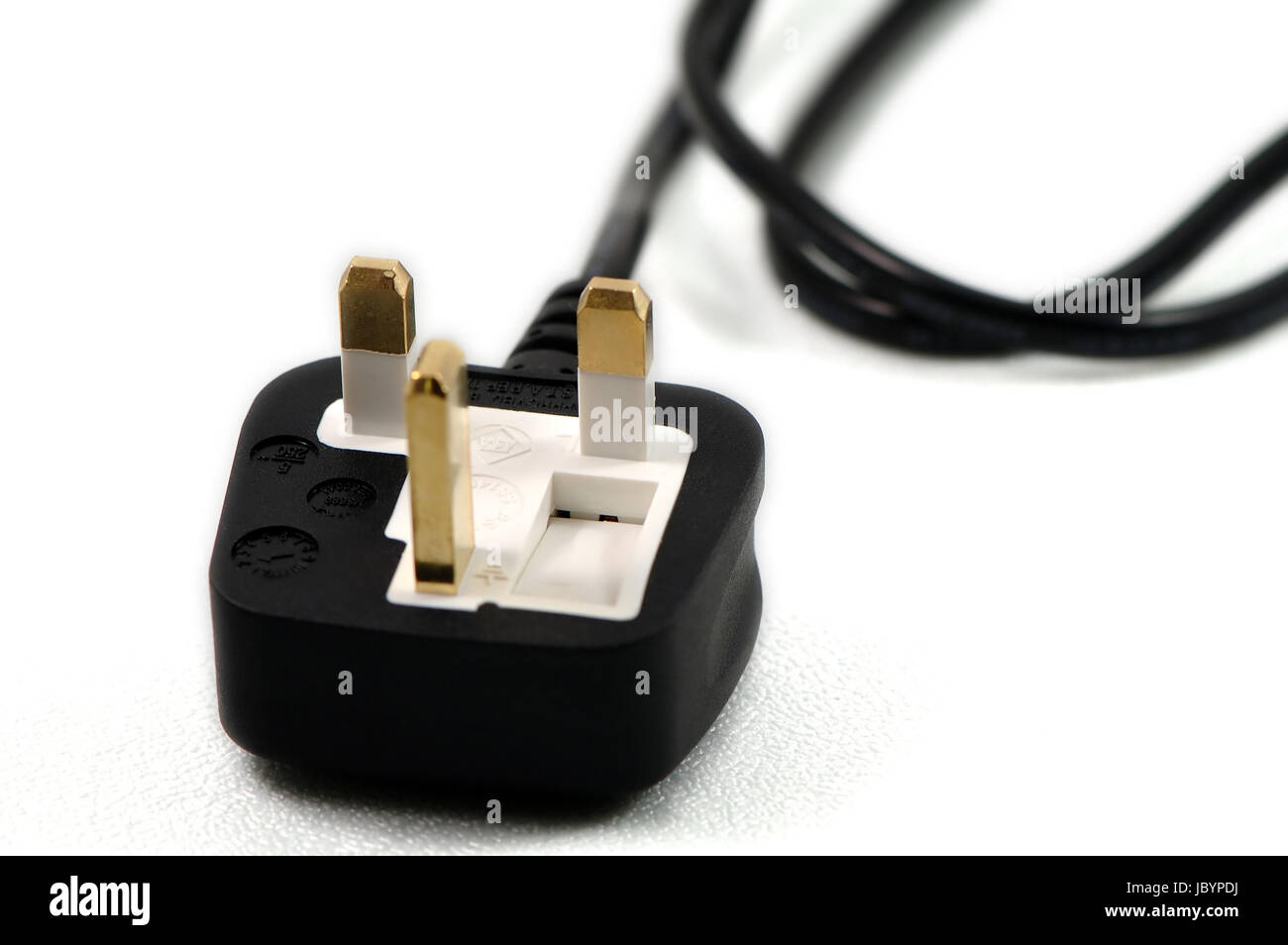 White terminal prongs hi-res stock photography and images - Alamy