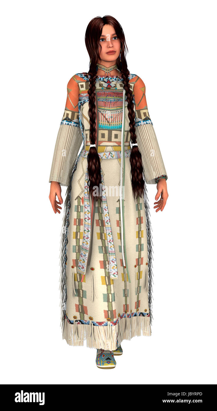 Traditional Female Native American Clothing