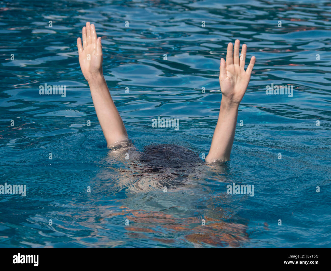 Dive hand hi-res stock photography and images - Alamy