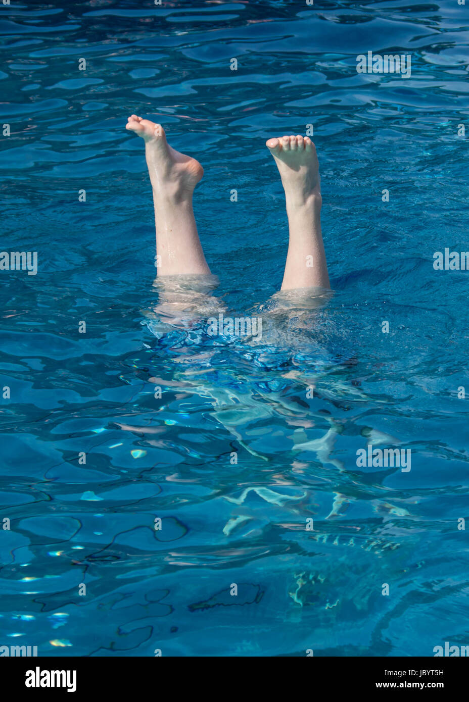 dipped in the swimming pool Stock Photo - Alamy
