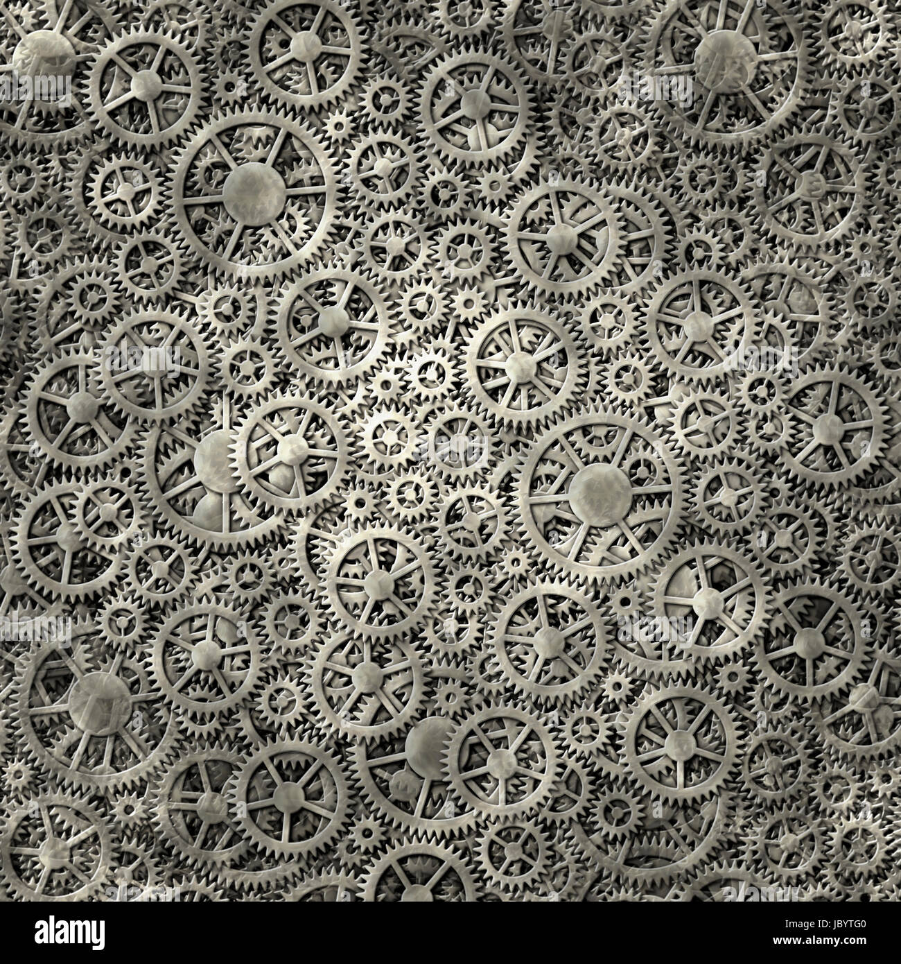 Digital illustration of multiple layers of both interlocking and loose ...