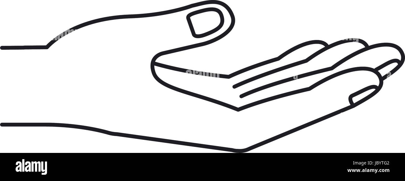 Fingers extended Stock Vector Images - Alamy