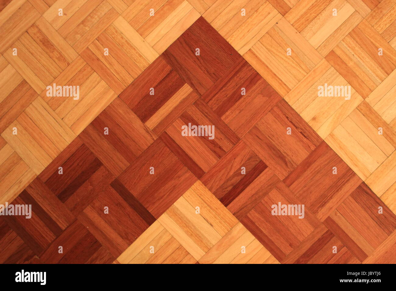Teakwood floor of quadratic sticks forming a pyramid Stock Photo - Alamy