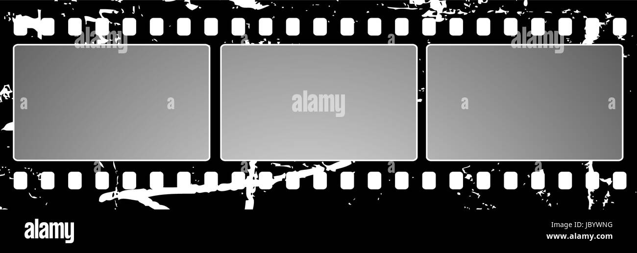 Editable vector background - grunge film frame with space for your text ...