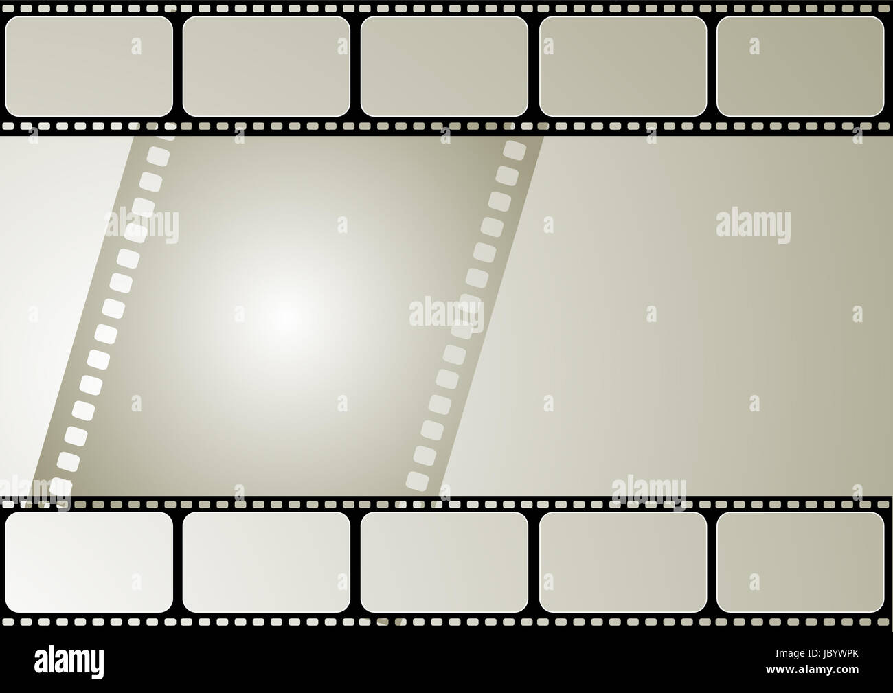 Computer designed editable vector film frame Stock Photo - Alamy