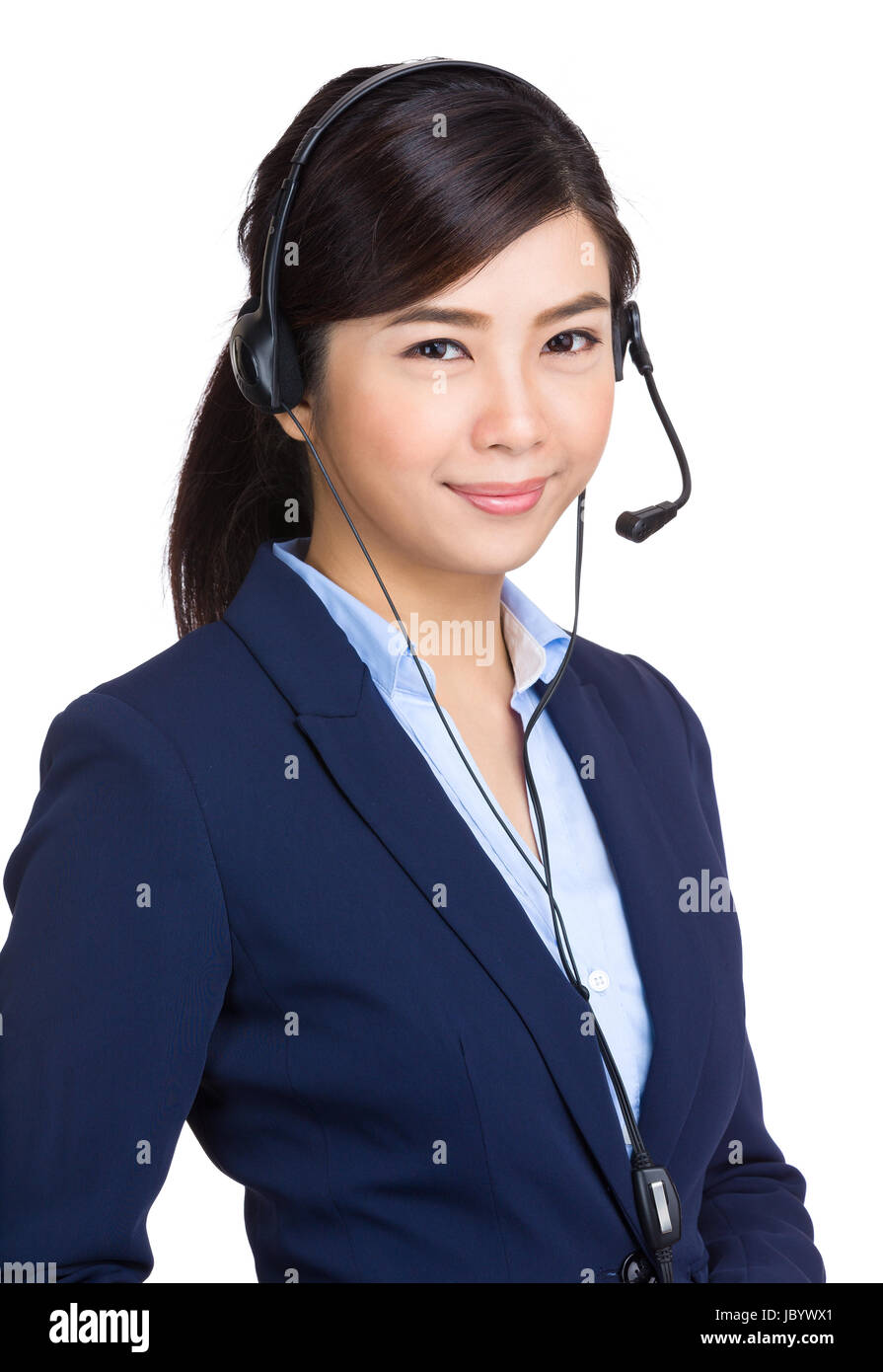 Customer service operator Stock Photo - Alamy