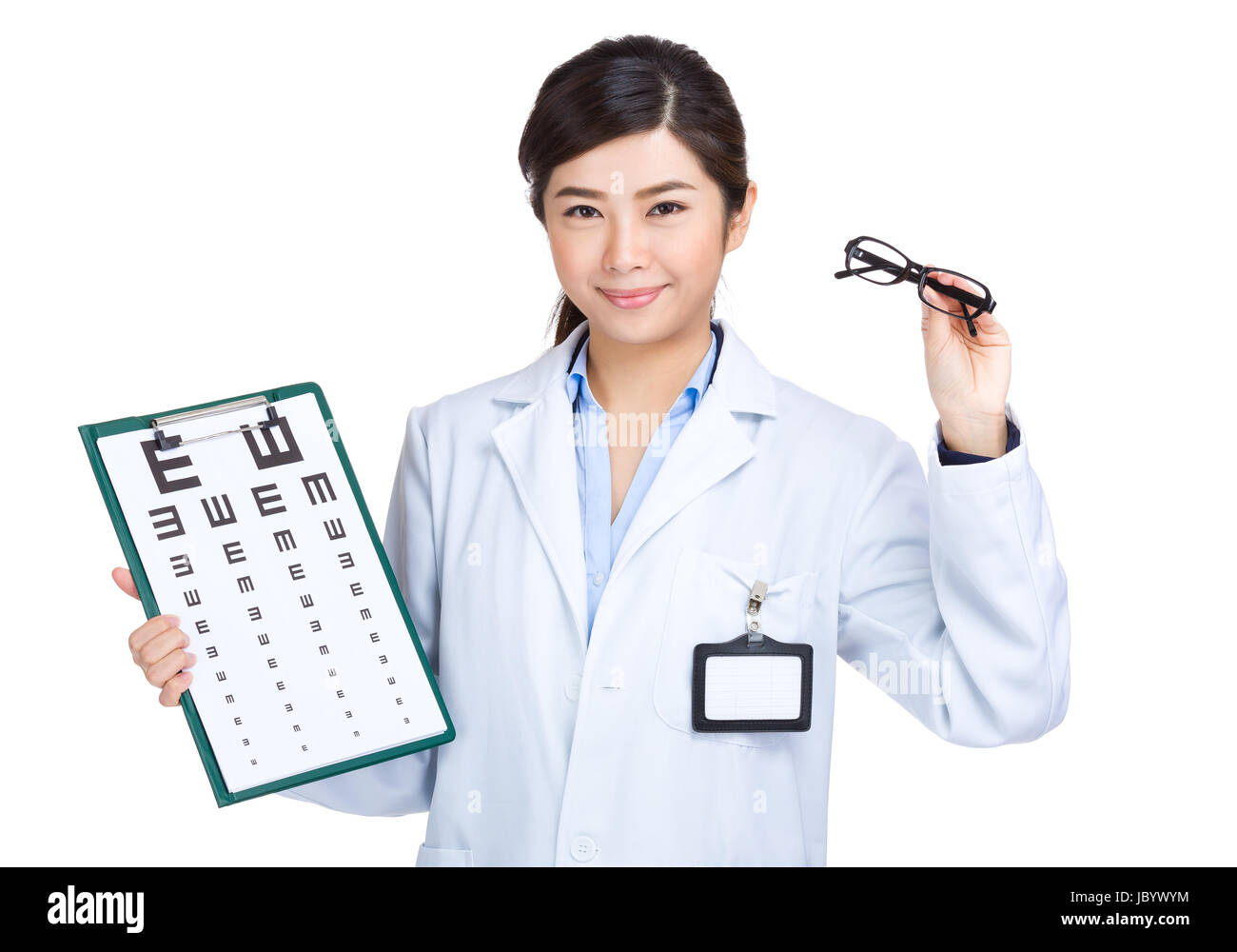 Asian doctor eye test chart hi-res stock photography and images - Alamy