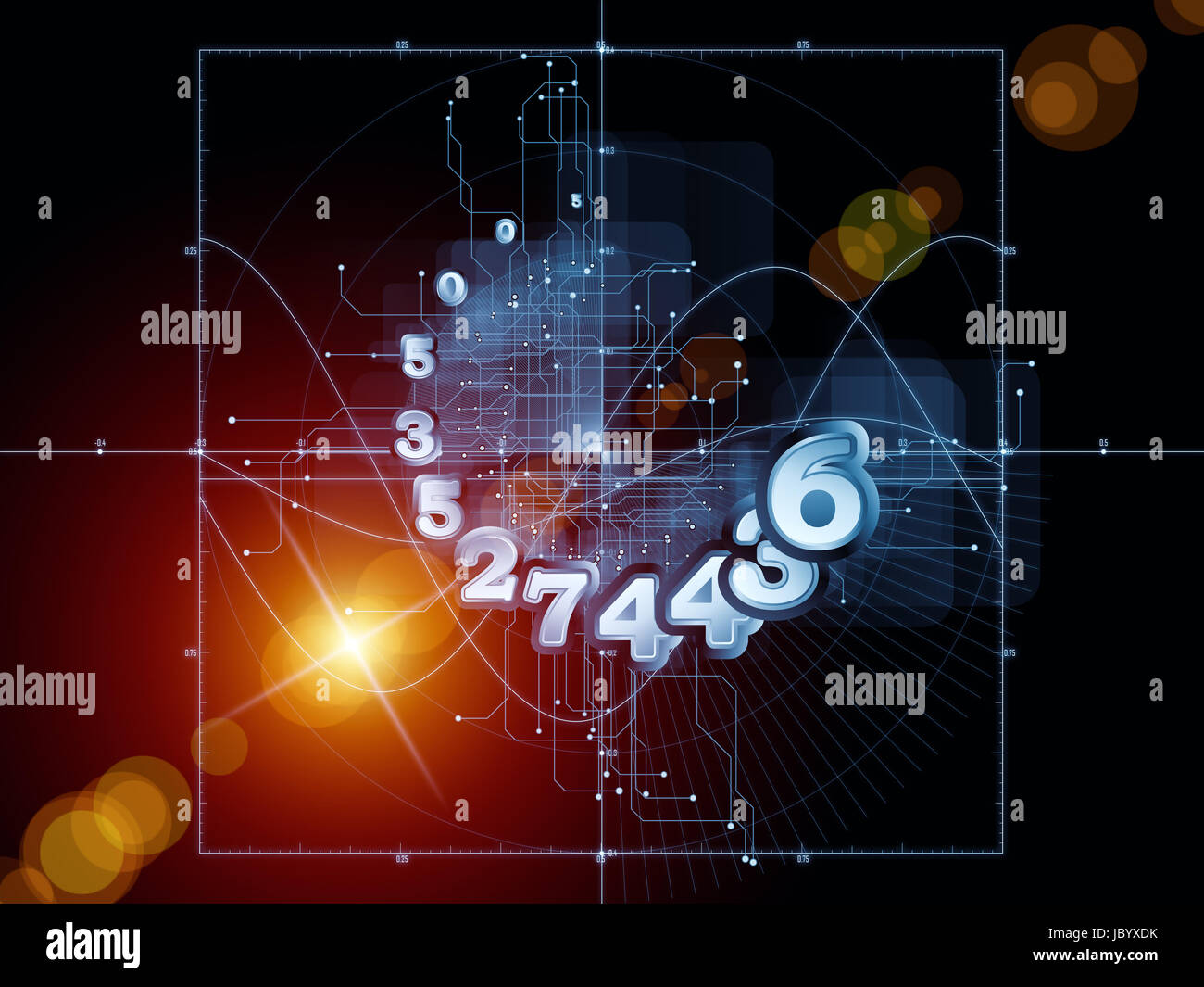 Strange Geometry series. Arrangement of human head profile, math and ...