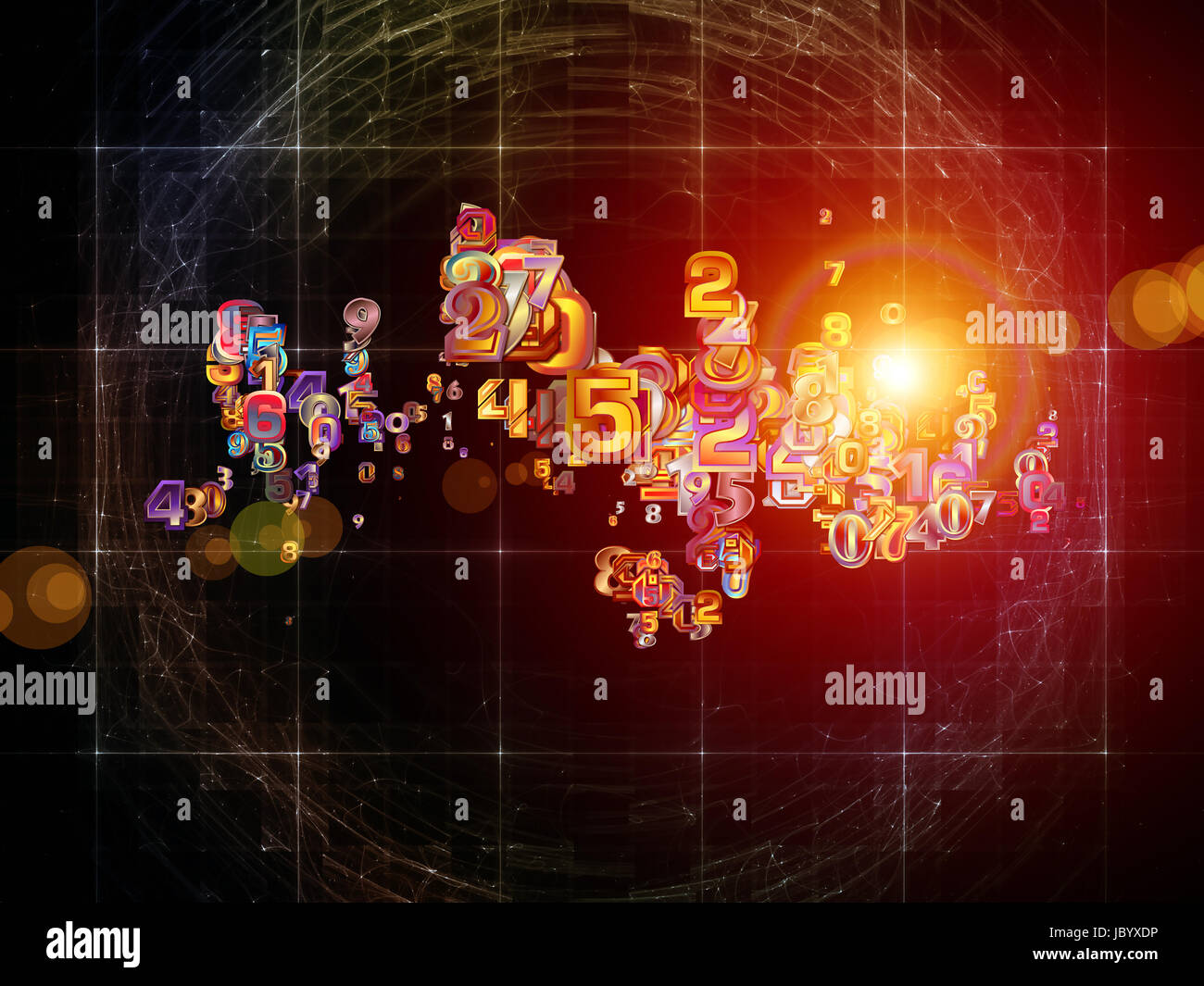 Strange Geometry series. Design made of line drawing, math and geometry ...