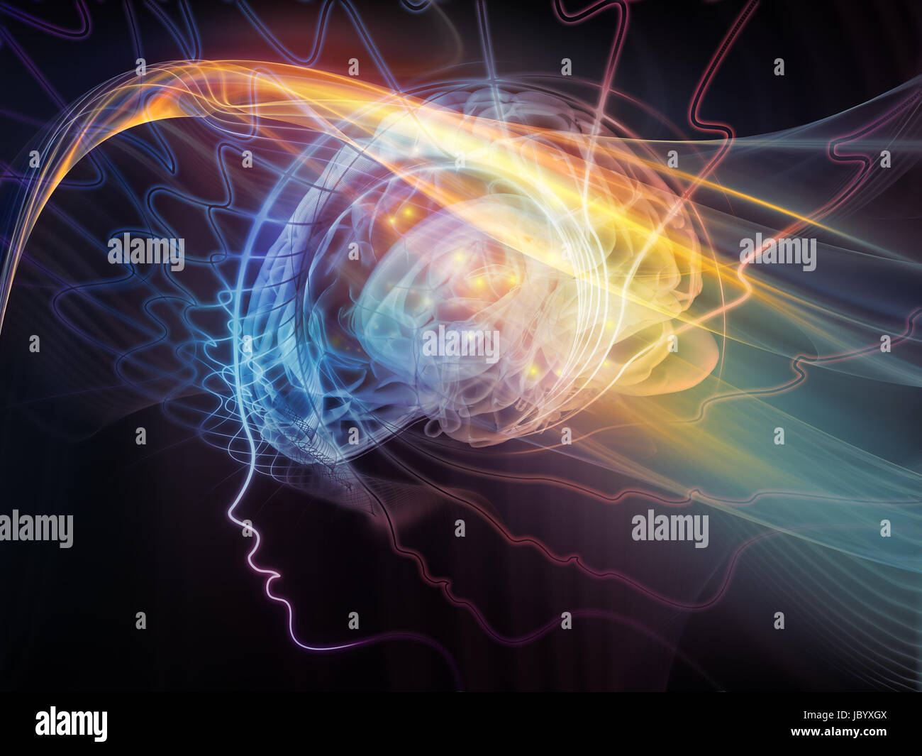 Self awareness in human brain hi-res stock photography and images - Alamy