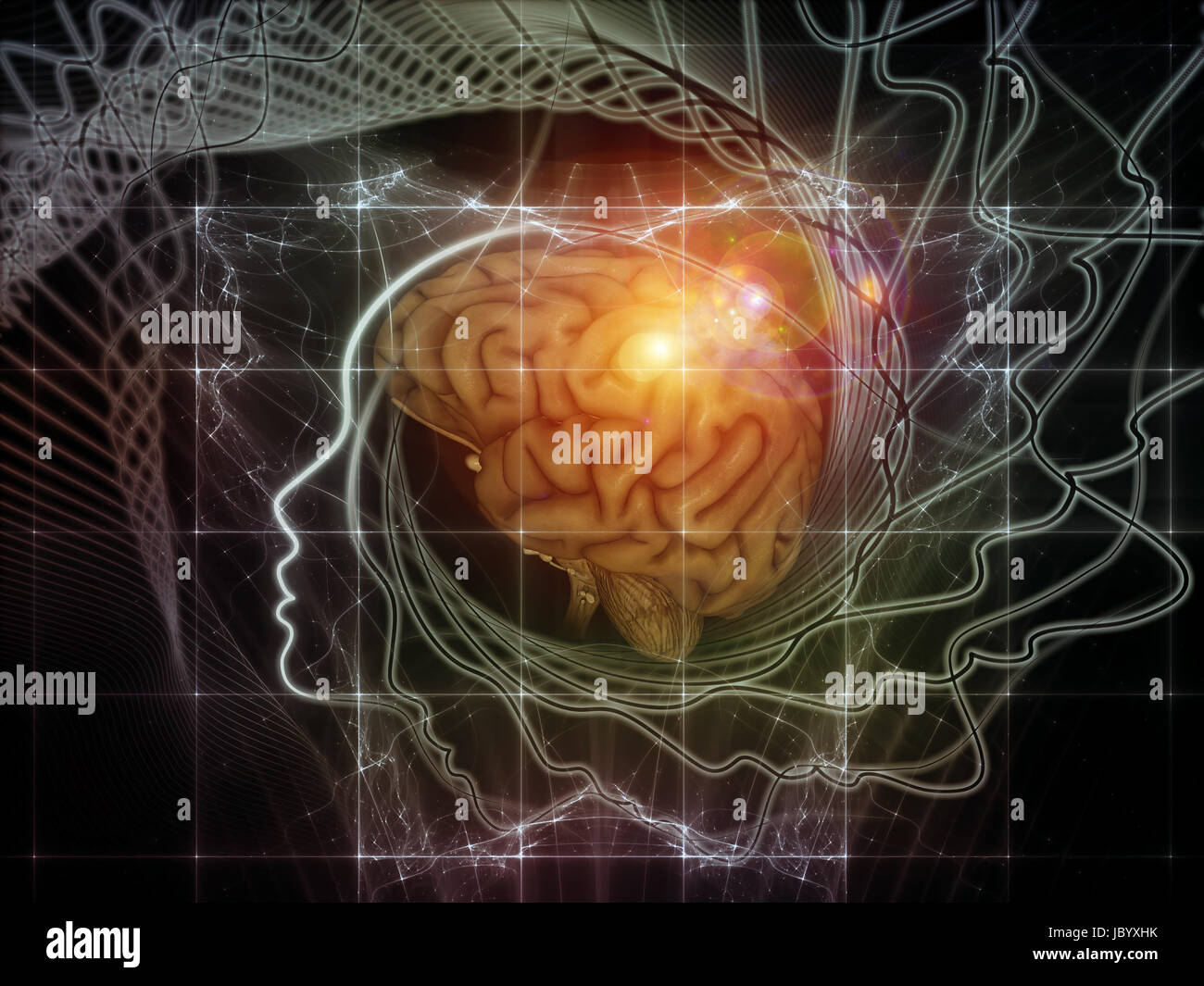 Self awareness in human brain hi-res stock photography and images - Alamy