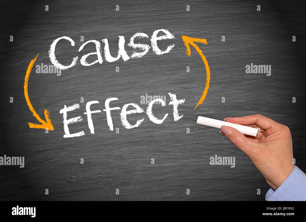 Cause and Effect Stock Photo - Alamy