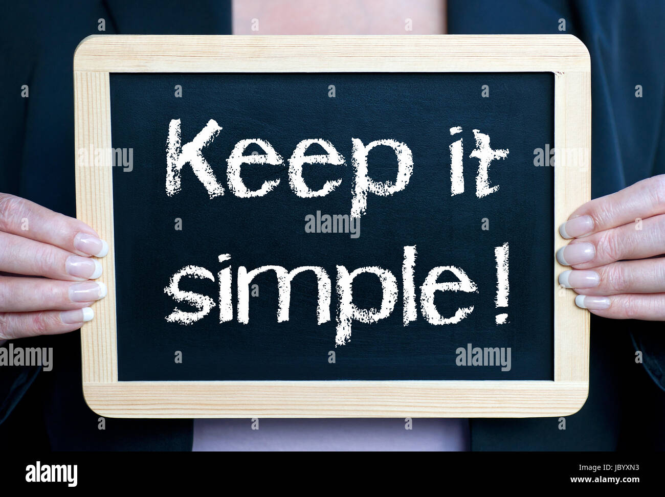 Keep it simple Stock Photo - Alamy