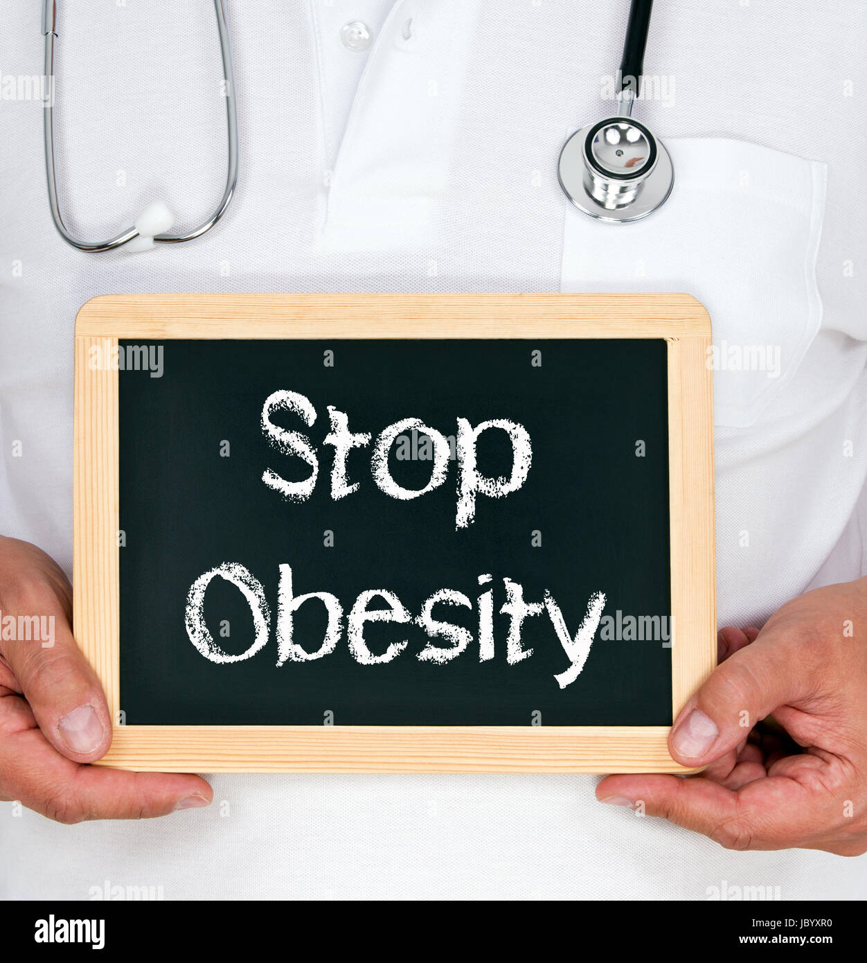 Obese children sign hi-res stock photography and images - Alamy