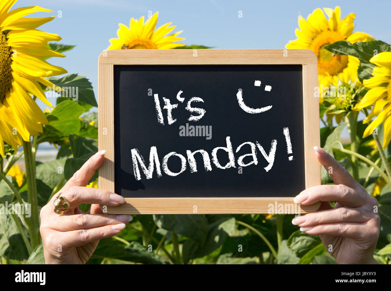 It is Monday Stock Photo - Alamy