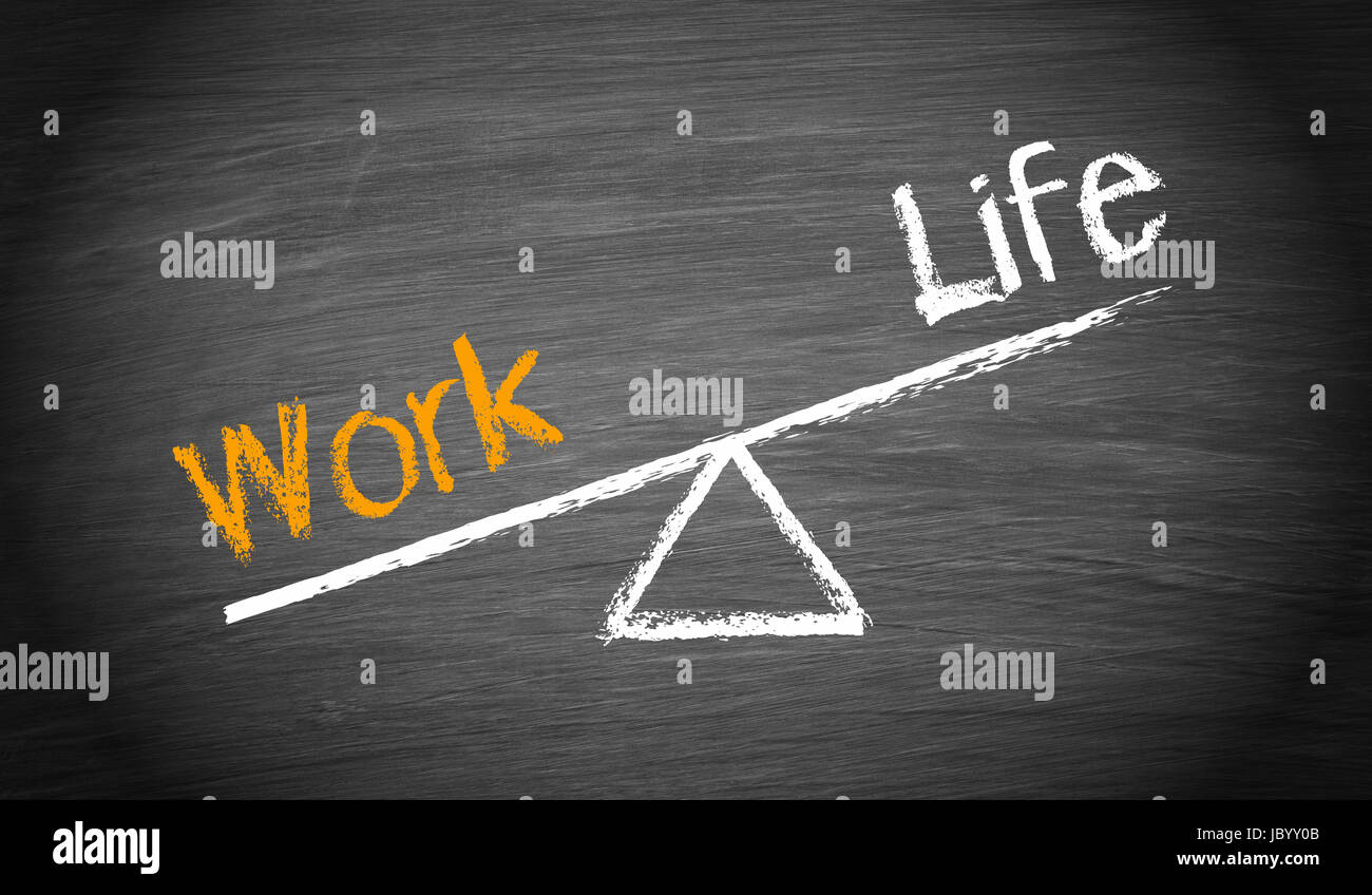 Work and Life Imbalance Stock Photo - Alamy