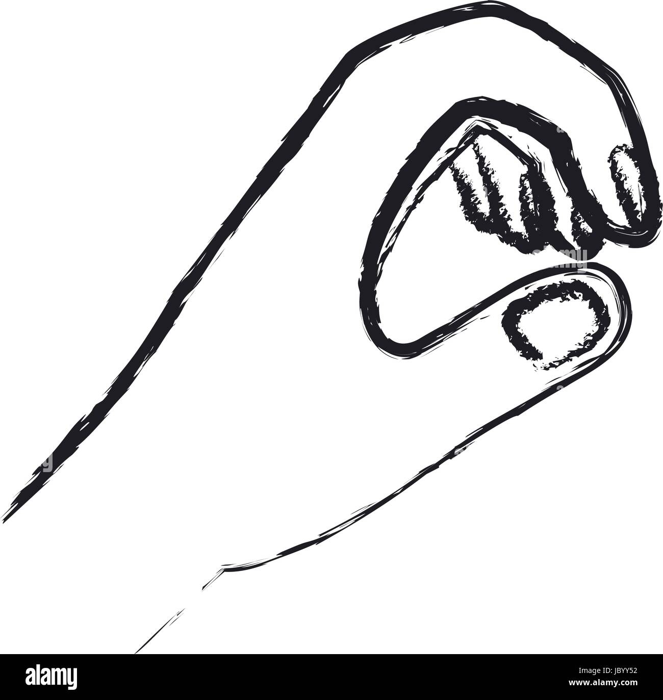 blurred silhouette hand of symbol of giving Stock Vector Image & Art ...