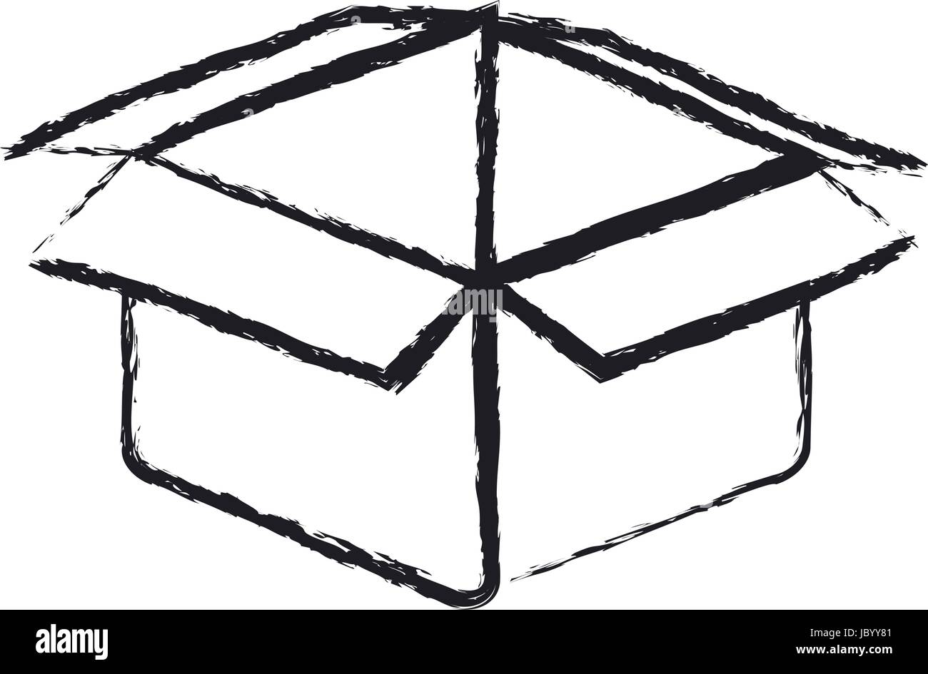 Silhouette packing open empty vector hi-res stock photography and ...