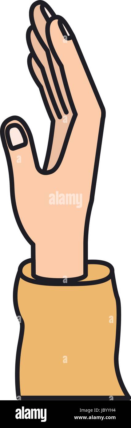 Arm Extended Stock Vector Images - Alamy