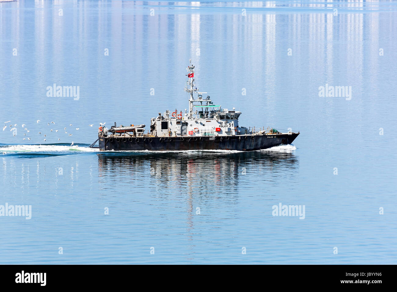 Hong Kong Marine Police small patrol boats Stock Photo - Alamy