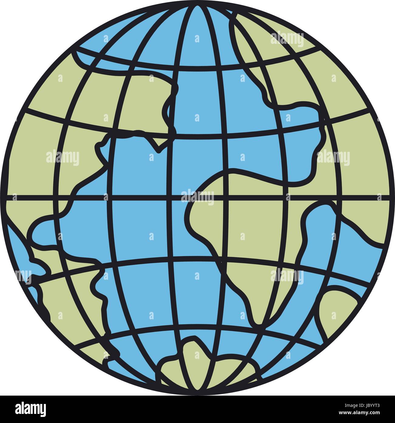 Silhouette front view globe hi-res stock photography and images - Alamy