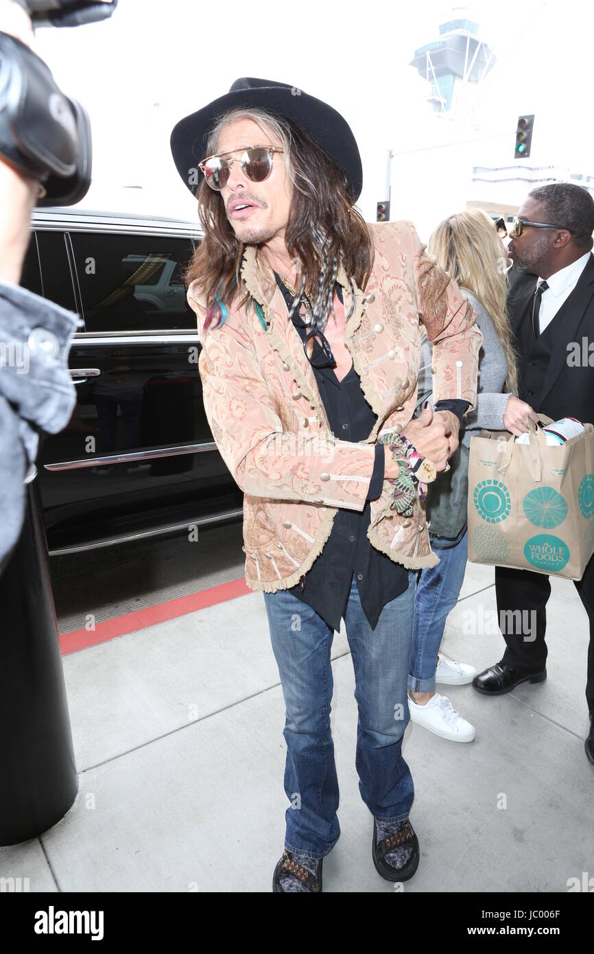 Steven Tyler departs from LAX airport with his daughter Chelsea ...