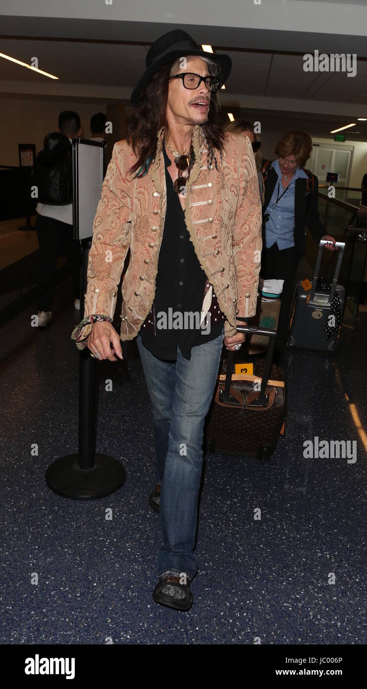 Steven Tyler departs from LAX airport with his daughter Chelsea ...