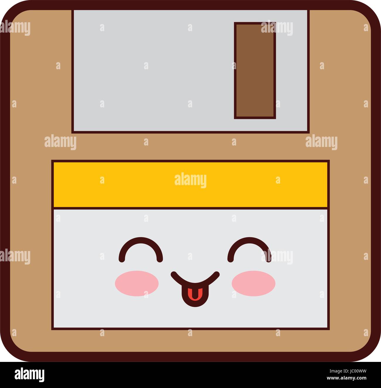 floppy disk kawaii character Stock Vector Image & Art - Alamy