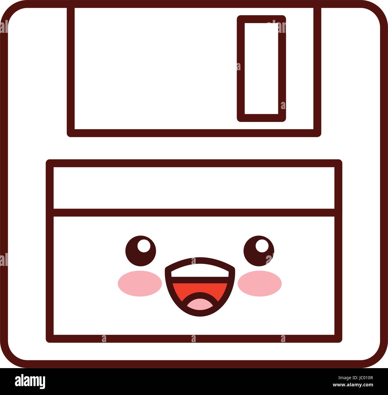 Floppy character cute icon hi-res stock photography and images - Alamy