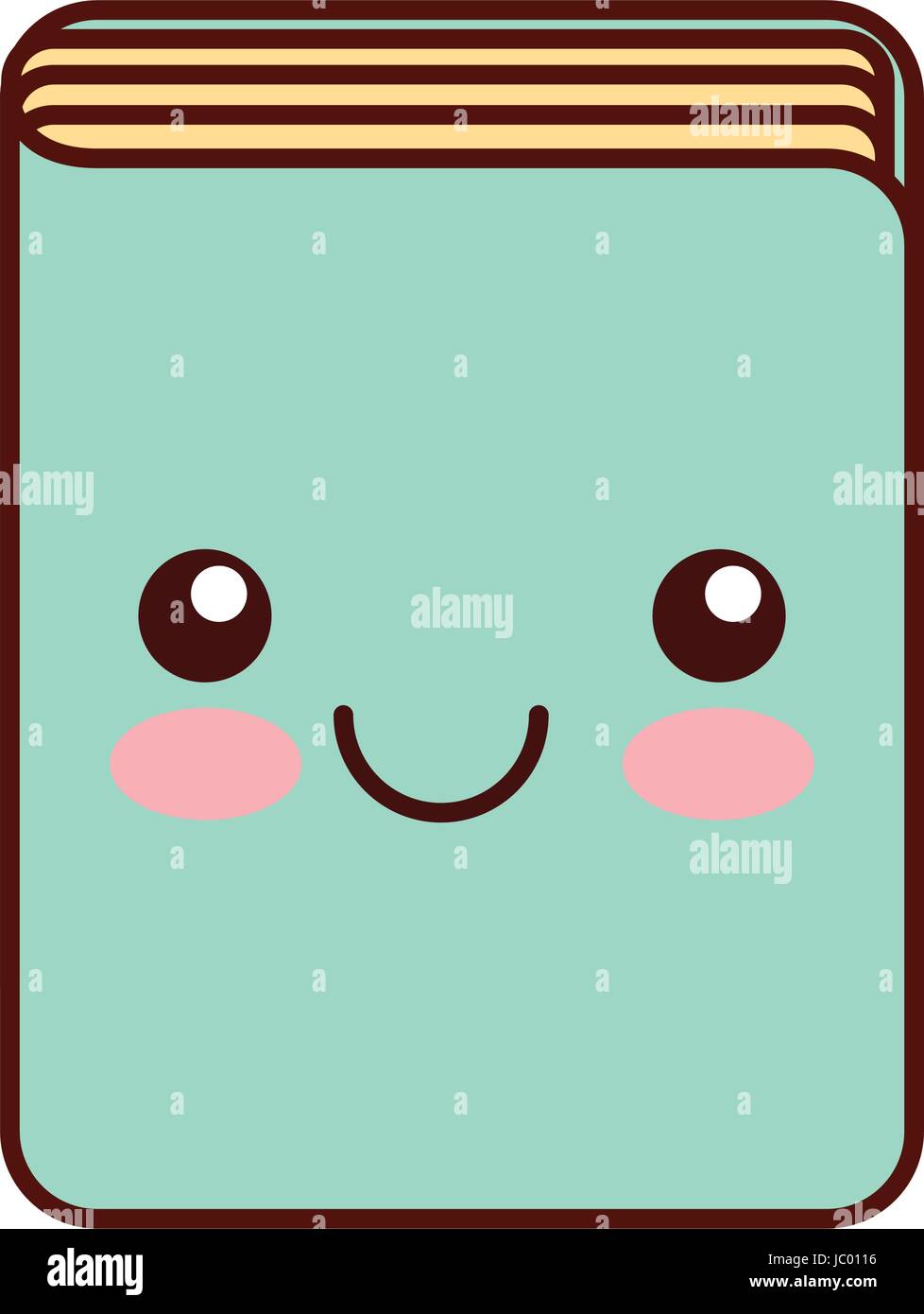 Text book kawaii character hi-res stock photography and images - Alamy