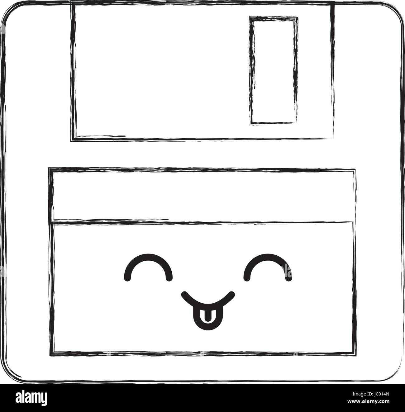 floppy disk kawaii character Stock Vector Image & Art - Alamy