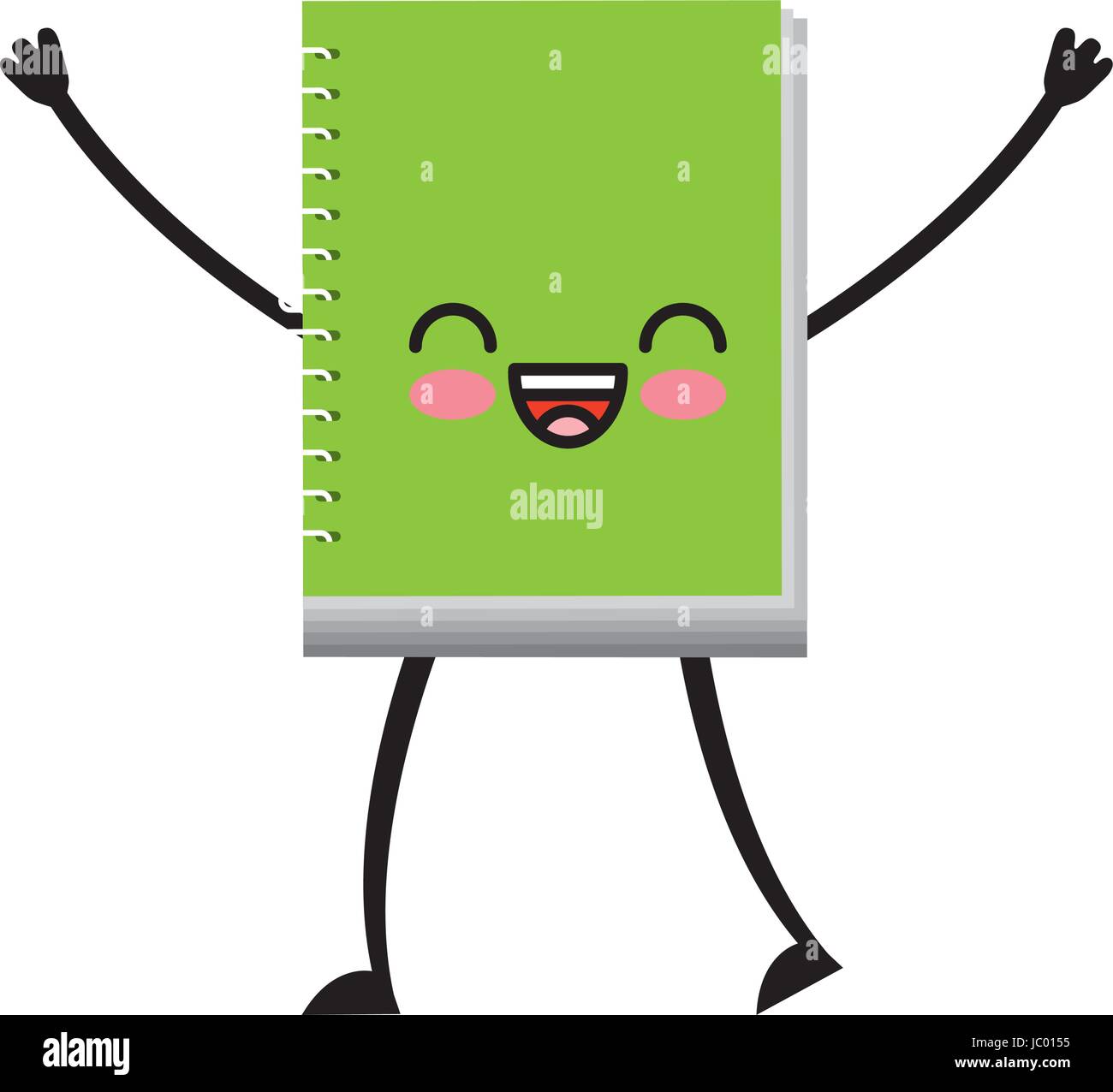 Text book kawaii character hi-res stock photography and images - Alamy