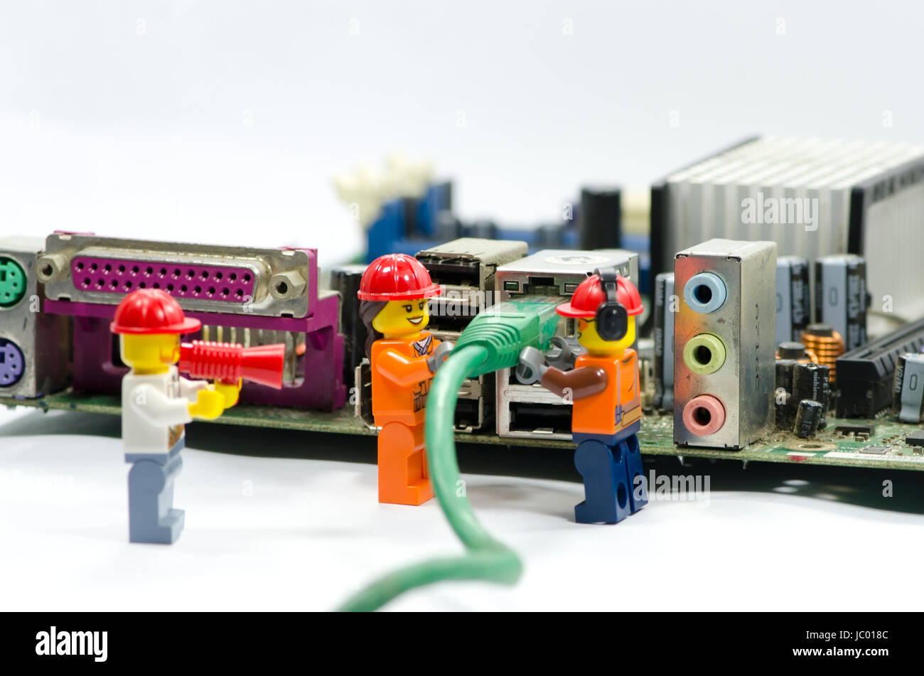 Playing lego at work hi-res stock photography and images - Alamy