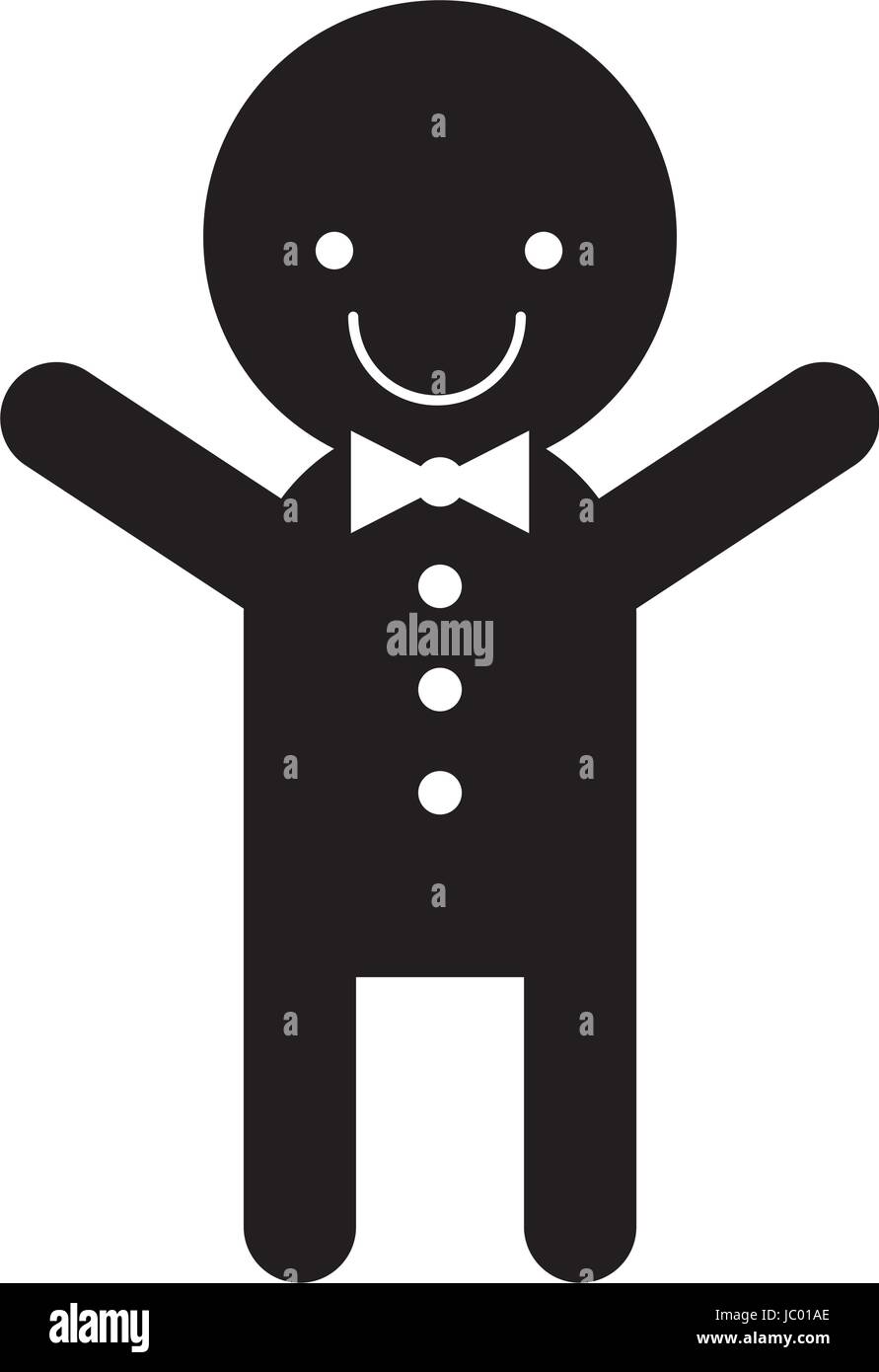 ginger cookie christmas icon Stock Vector Image & Art - Alamy