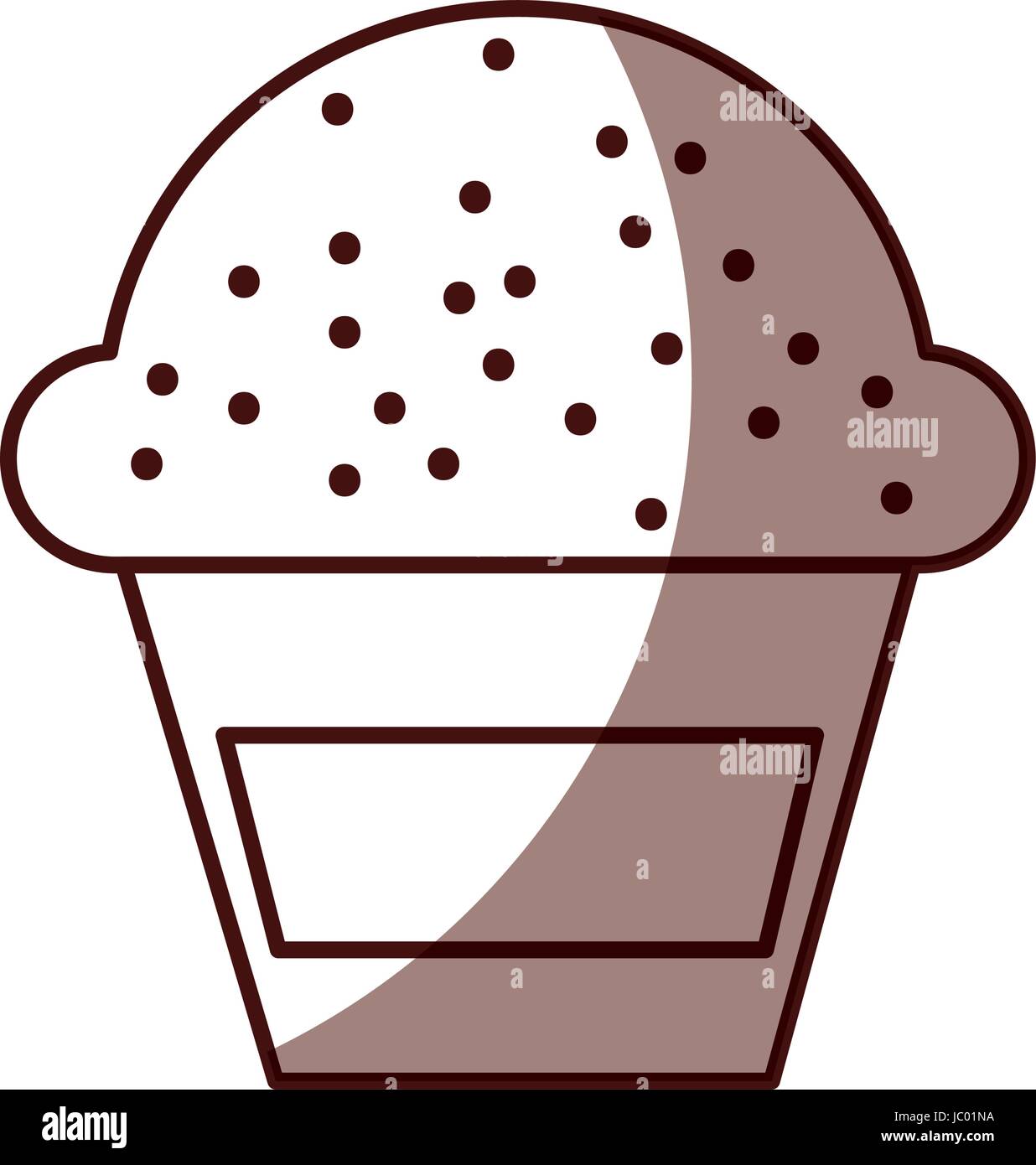 cup cake sweet icon Stock Vector Image & Art - Alamy