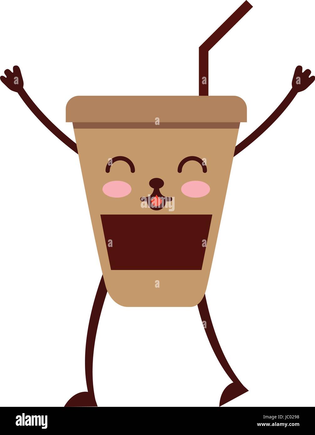 plastic cup kawaii character Stock Vector Image & Art - Alamy