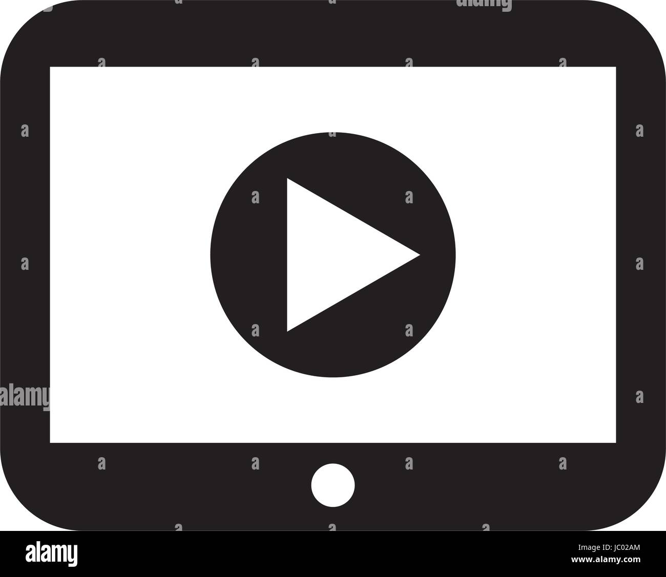 Tv streaming tablet Stock Vector Images - Alamy