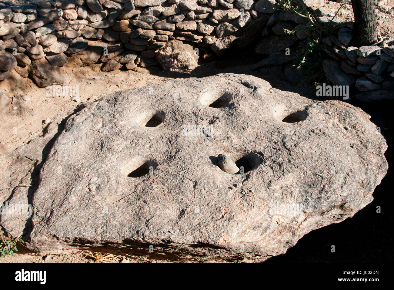 Ancient Mortar & Pestle Stock Photo - Alamy
