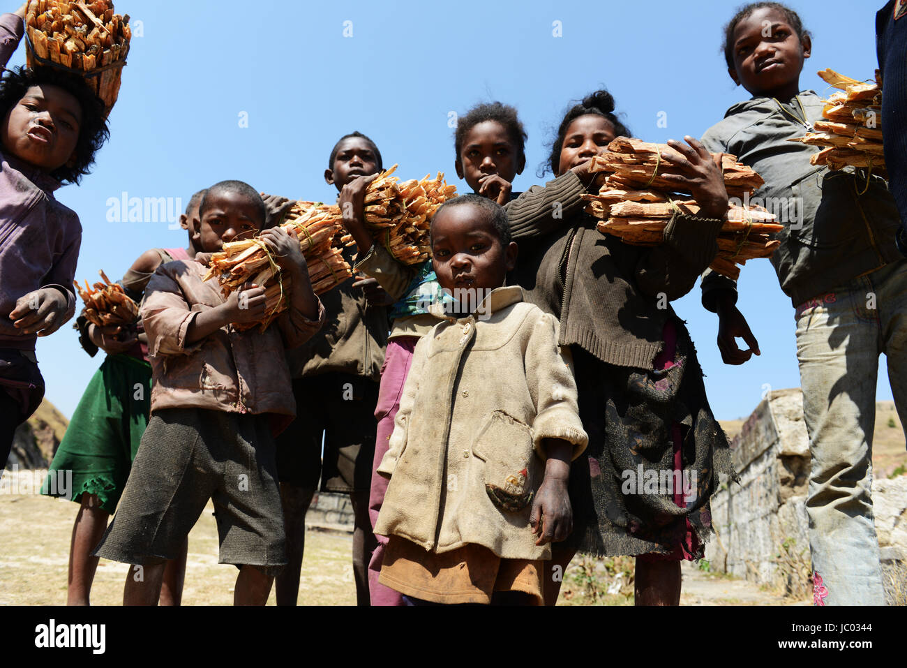 Children carrying wood hi-res stock photography and images - Alamy