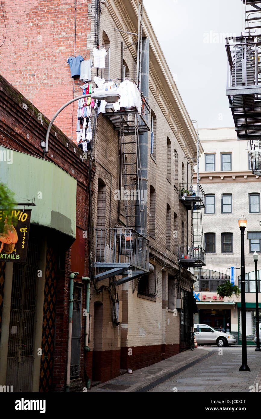 California usa alley hi-res stock photography and images - Alamy