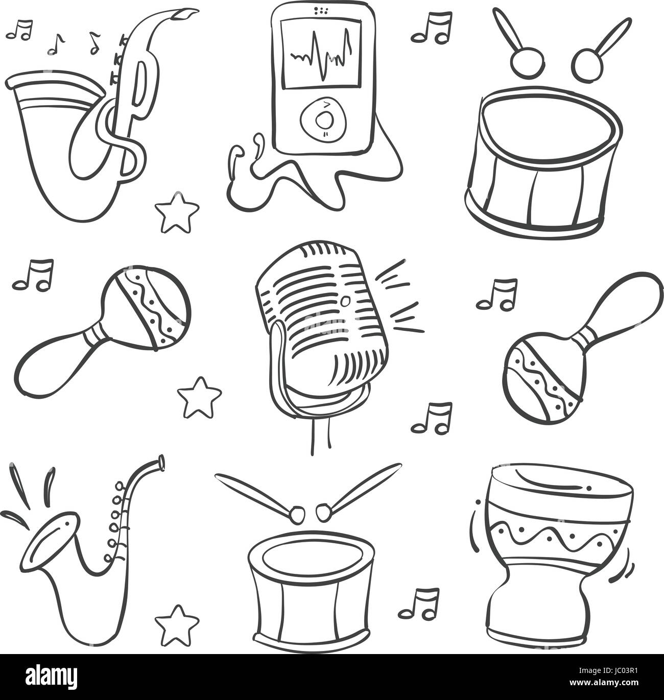 How To Draw Music Stuff